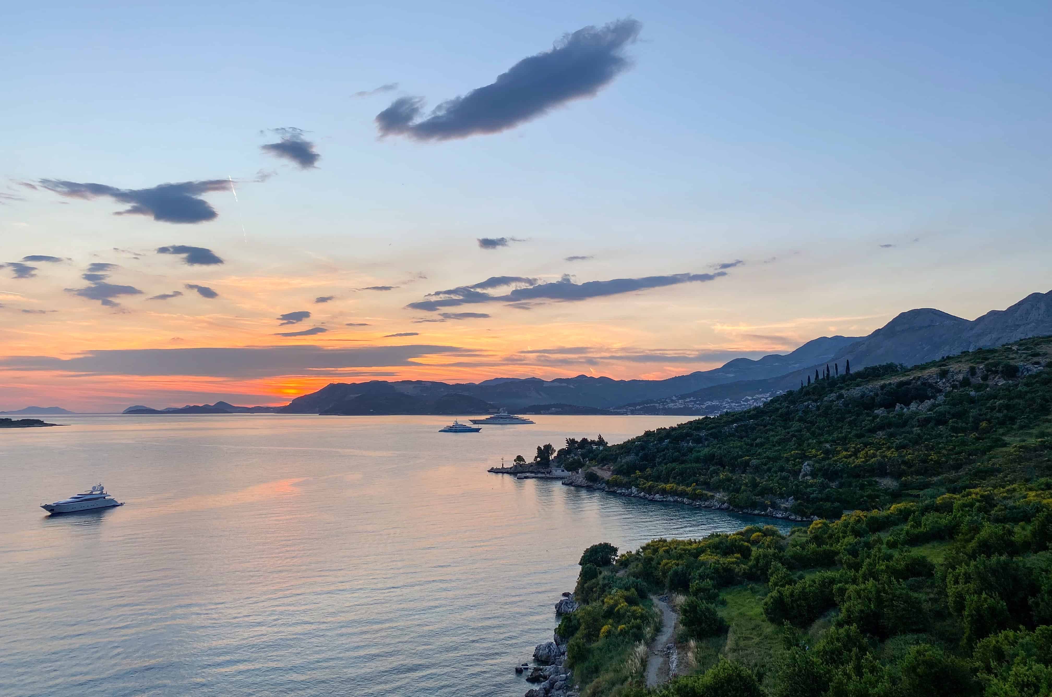 sunset in croatia - Adventures of Ace